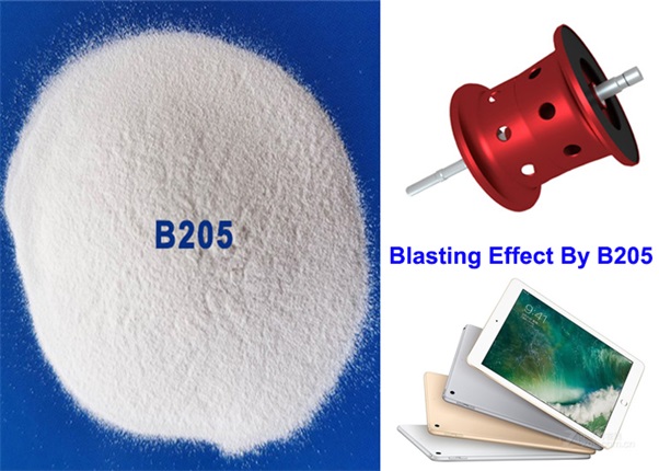 Min 90% Roundness Ceramic Bead Blasting Media B170 B205 B400 B505 Metal ...