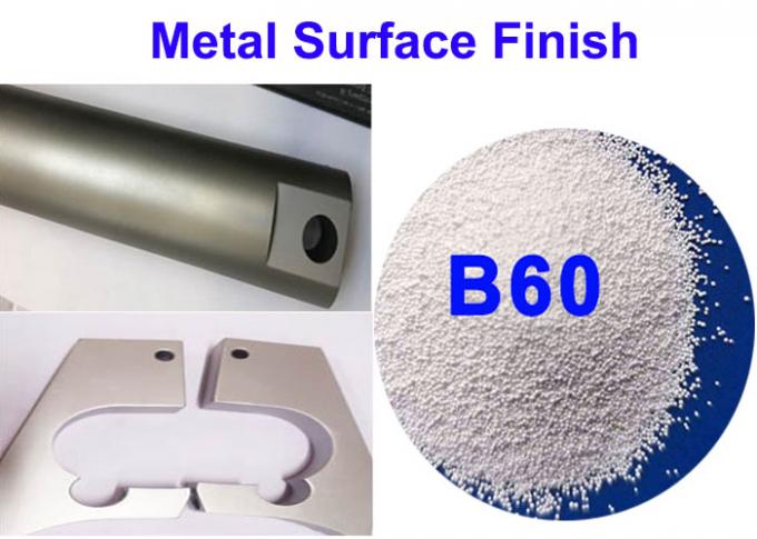 Iron Free Ceramic Blasting Media B60 B120 For Stainless Steel Parts ...