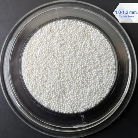 Titanium Dioxide Ultrafine Grinding Ceramic Beads , Dispersion Zirconia ...
