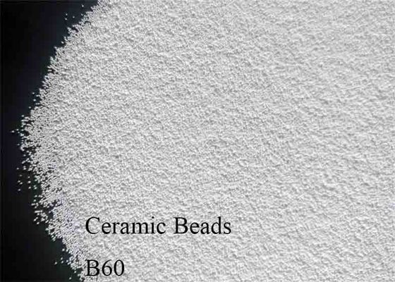 Z300 Z800 Ceramic Shot Peening Beads Blasting Media Spherical White Color